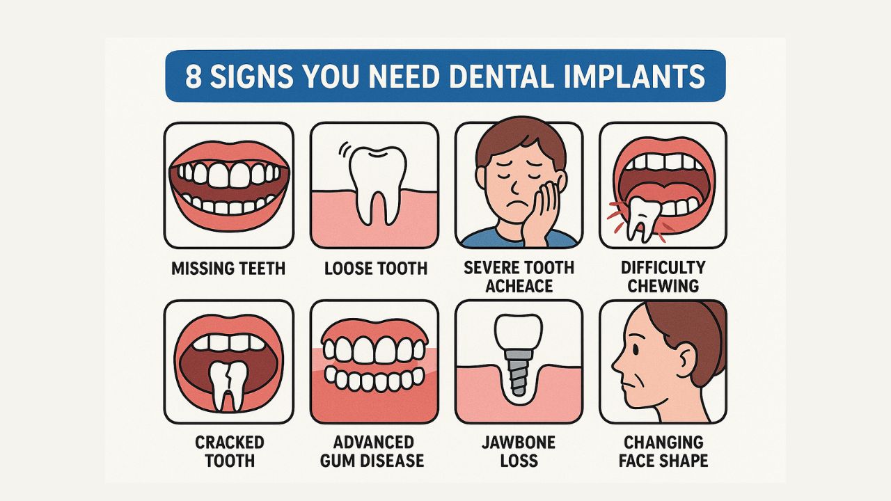 8 Signs You Need Dental Implants – Don’t Wait, Restore Your Smile Today!
